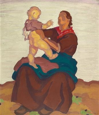 Mutter mit Kind Mother and child by Ferdinand Andri on artnet